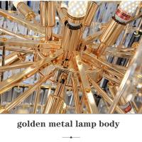 China Hardwired Hanging Iron Chandelier Ceiling Crystal Chandelier for sale