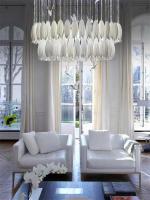 China Crystal Glass Luxury Staircase Chandelier Lighting Solution for sale