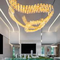 China 110-240V Hotel Lobby Chandelier Modern Crystal Big Chandelier for sale
