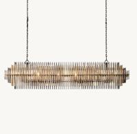 China Brass Glass Hanging Black LED Foyer Chandelier Chrome Finish 60 Watts for sale