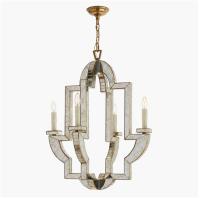 China Lido Medium Chandelier Vintage Custom Made Chandelier Brass Glass Crystal Indoor Light Fixture for sale
