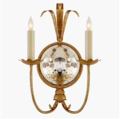 China Gramercy Double Sconce Brass Wall Lamps Indoor Wall Lamps 110-240V Voltage for sale