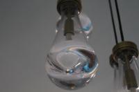 China Rain Round Copper Crystal Chandelier Lamp with Adjustable Lord Demension D 120cm for sale