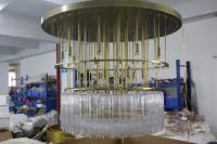 China Customized Indoor Brass Crystal Chandelier for Decoration 140 cm x 95 cm x 70 cm for sale