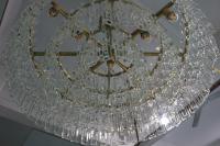 China Modern Marignan Tiered Rectangular Chandelier 152cm Flawless Brass Finish Crystal 120.2 Kg for sale