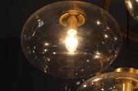 China Modern Crystal LED Chandelier Villa Crystal Decorative Hang Lamp Chandelier for Living Dining for sale