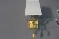 China Wall Mount Outdoor Decorative Lamp in Antique Burnished Brass for sale