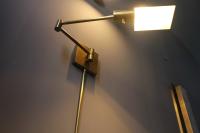 China Adjustable Wall Sconces Antique Burnished Brass With E12 Bulb for sale