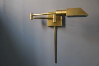 China Adjustable Wall Sconces Antique Burnished Brass With E12 Bulb for sale