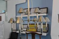 China Luxurious yihaowo YH-1025-7 Brass Crystal Chandelier For Indoor Ceiling Mount for sale
