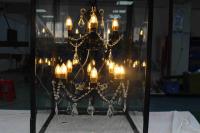 China Outdoor Wall Sconce Crafted From With E12 Bulb Compatibility for sale