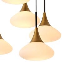 China Hot Hanging Art Decorative LED Modern Pendant Lights Bedroom Villa living Room Chandelier for sale