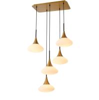 China Hot Hanging Art Decorative LED Modern Pendant Lights Bedroom Villa living Room Chandelier for sale