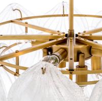 China Beautiful Contemporary Modern Round Decorative Led Lighting Customized Contemporary Clear Chandelier for sale