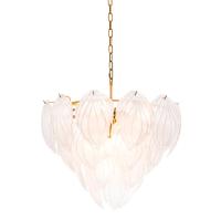 China Beautiful Contemporary Modern Round Decorative Led Lighting Customized Contemporary Clear Chandelier for sale