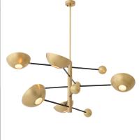 China Modern Art Decorative LED Modern Pendant Lights  High Ceiling Round Hotel Luxury Chandelier for sale