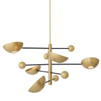 China Modern Art Decorative LED Modern Pendant Lights  High Ceiling Round Hotel Luxury Chandelier for sale