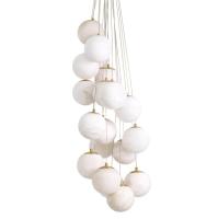 China Modern Art Decorative Pendant Lights High Ceiling Round Hotel Chandelier for sale