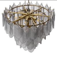 China Indoor Art Decorative Luxury Modern Chandelier For High Ceiling Living Room for sale