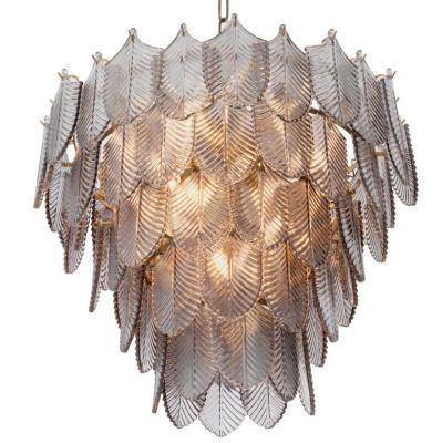 China Indoor Art Decorative Luxury Modern Chandelier For High Ceiling Living Room for sale
