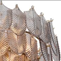 China Indoor Art Decorative Luxury Modern Chandelier For High Ceiling Living Room for sale