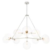 China Modern Luxury Glass Ball Chandelier , Ceiling LED Modern Chandelier For Living Room for sale