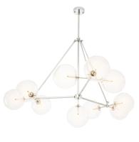 China Modern Luxury Glass Ball Chandelier , Ceiling LED Modern Chandelier For Living Room for sale