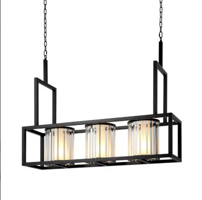 China Black Finish Modern Crystal Glass Chandelier For Ceiling Light for sale