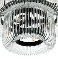 China Villa Hall LED Modern Art Deco Round Design Crystal Chandelier For Hotel Home Living Room for sale