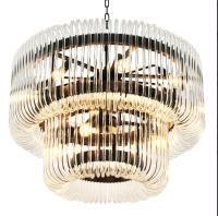China Villa Hall LED Modern Art Deco Round Design Crystal Chandelier For Hotel Home Living Room for sale