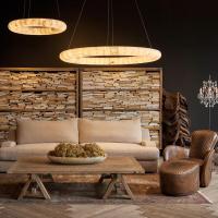 China Frozen Curve Pendant Alabaster Marble Ceiling Chandelier For Sophisticated Indoor Decor for sale