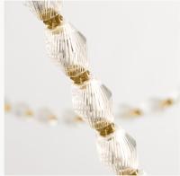 China Modern Custom Chandelier With Brass Glass , Modern Crystal Chandelier for sale