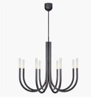China Rousseau Medium Chandelier 110-240V Voltage Custom Chandelier with Brass Glass Or Crystal for sale