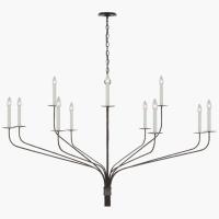 China Vsual Comfort Belfair Grande Two-Tier Chandelier IKF 5753 for sale