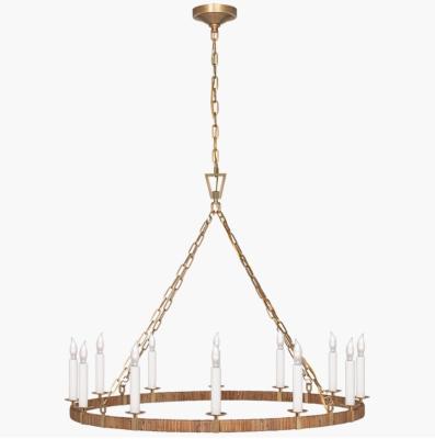 China Vsual Comfort Arena Darlana Large Wrapped Ring Chandelier CHC 5873 for sale