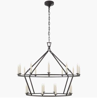 China Vsual Comfort Darlana Large Two-Tiered Ring Chandelier CHC 5179 for sale
