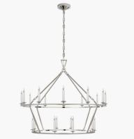 China Vsual Comfort Darlana Large Two-Tiered Ring Chandelier CHC 5179 for sale