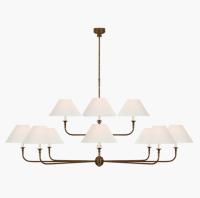 China Vsual Comfort Piaf Oversized Two Tier Chandelier TOB 5458 for sale