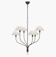 China AL 5002 Griffin Large Staggered Tail Chandelier by Visual Comfort for sale