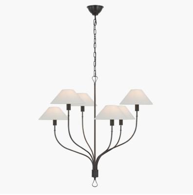 China AL 5002 Griffin Large Staggered Tail Chandelier by Visual Comfort for sale