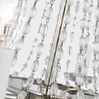 China CHC 1407 Petite Paris Flea Market Chandelier Seeded Glass Shade Polished Nickel / Gilded lron / Antique-Burnished Brass / Sheffleld Silver for sale