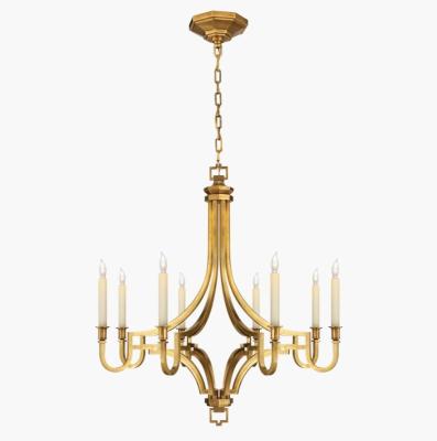 China CHC 1561 Mykonos Medium Chandelier With Aged Lron / Antique-Burnished Brass Finish for sale