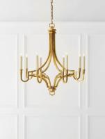 China CHC 1561 Mykonos Medium Chandelier With Aged Lron / Antique-Burnished Brass Finish for sale