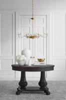 China PCD 5020 Brigitte Large Chandelier Clear Glass And Polished Nickel / Hand-Rubbed Antique Brass for sale