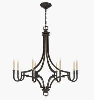 China CHC 1562 Mykonos Large Chandelier Aged Lron / Antique-Burnished Brass Crystal Chandelier for sale