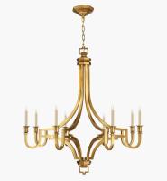 China CHC 1562 Mykonos Large Chandelier Aged Lron / Antique-Burnished Brass Crystal Chandelier for sale