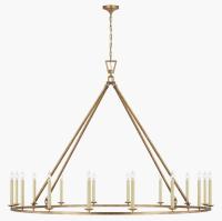 China CHC 5276 Darlana Grande Single Ring Chandelier Polished Nickel / Aged Lron / Gilded Iron / Antique-Bumished Brass for sale
