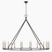 China CHC 5276 Darlana Grande Single Ring Chandelier Polished Nickel / Aged Lron / Gilded Iron / Antique-Bumished Brass for sale