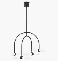 China 700CLM4B Calumn 4-Light Chandelier Includes 34.5 Watts 2328 Delivered Lumens 3000K LED Modules for sale