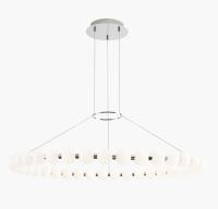 China 700OBT Orbet 42 Chandelier Dimmable 50 Watt 90 CRI 2700K Brass And Crystal Chandelier for sale